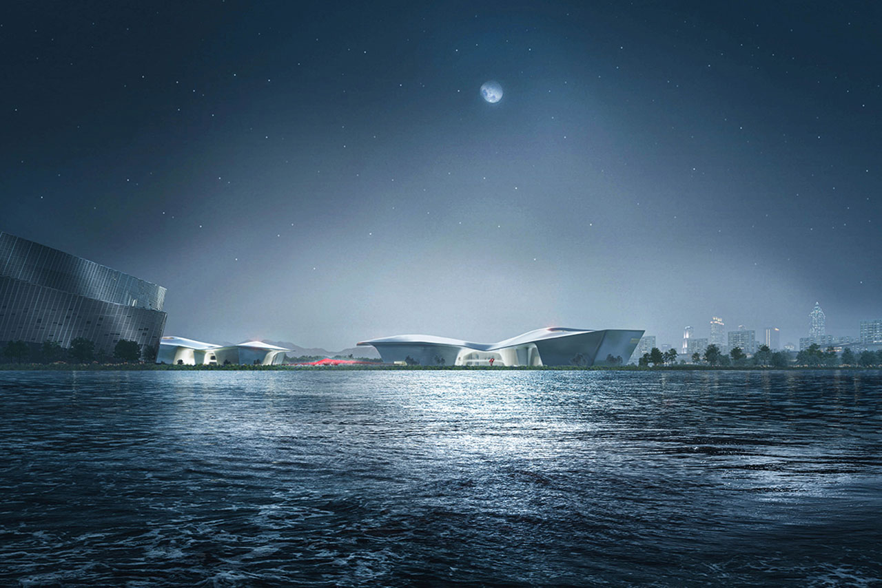 View of the Fuzhou New Museum and Art Gallery