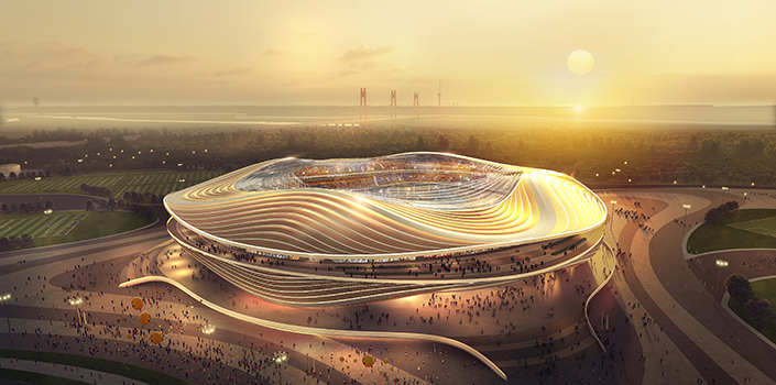 Soccer Arena of Huanghe Sports Centre