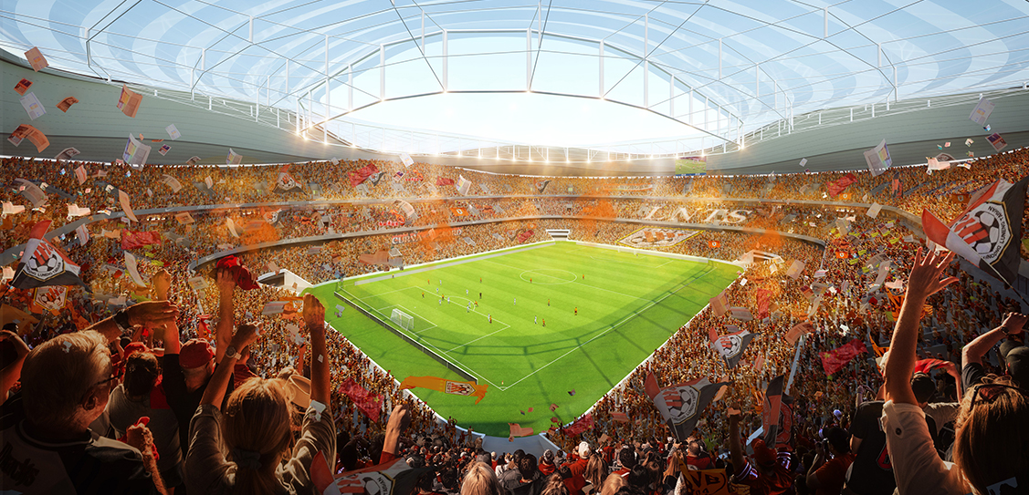 Soccer Arena of Huanghe Sports Centre