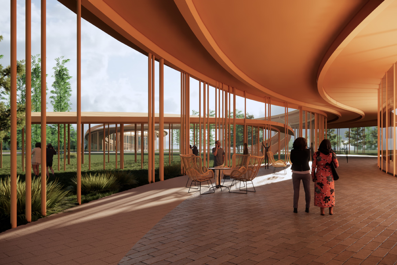 View of The Bamboo Leaf