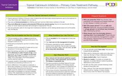Topical Calcineurin Inhibitors - Primary Care Treatment Pathway (PCDS ...