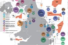 Map of present and future UK offshore wind projects | Windpower Monthly