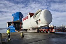 Gallery: Siemens unveils new roll-on roll-off vessel | Windpower Monthly