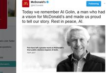McDonald's honors Al Golin | PR Week