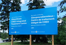 Ontario hospital P3 signs