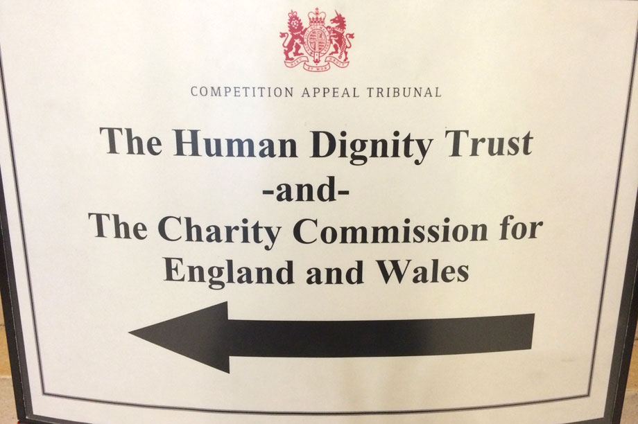Regulator must allow registration of Human Dignity Trust, charity tribunal rules | Third Sector
