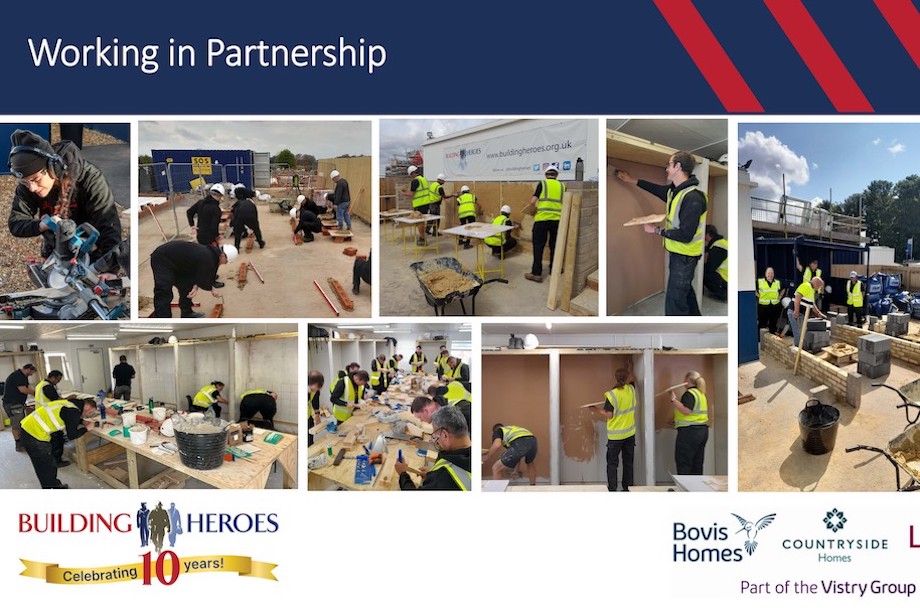 Third Sector Awards: Corporate Partnership of the Year (Medium) – Building Heroes Vistry Group ...