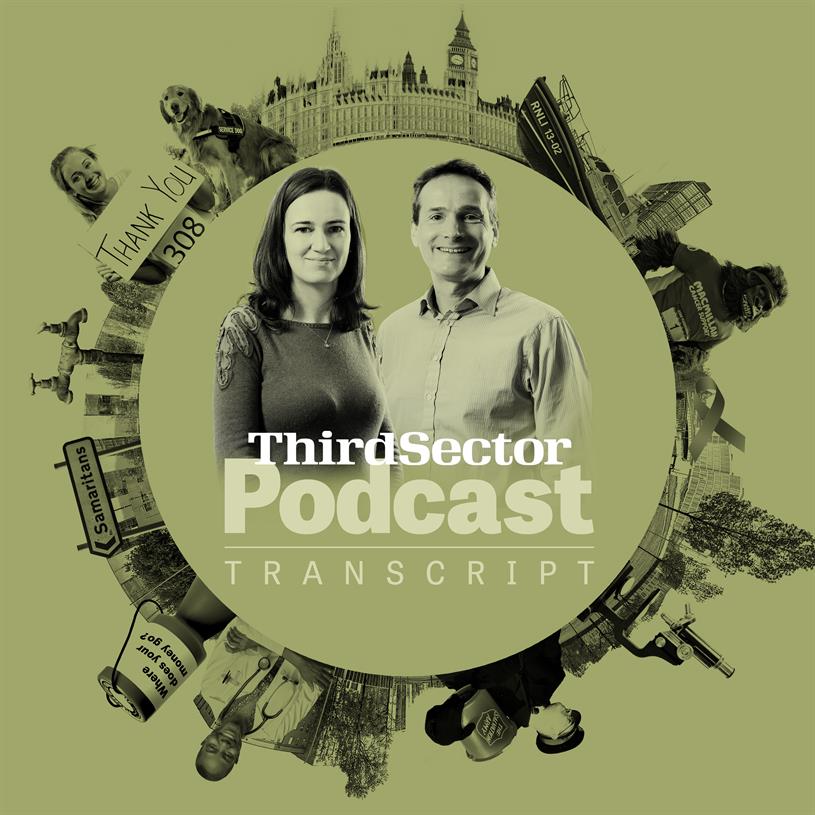 Podcast transcript: Peter Wanless on leading the NSPCC | Third Sector