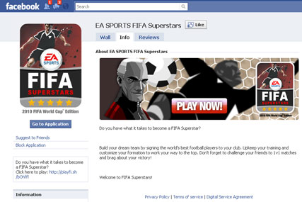 EA launches World Cup game on Facebook