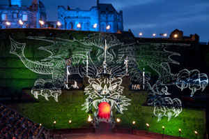 Projection Studio lights up Edinburgh Tattoo