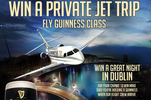 Guinness takes to skies in social media-driven campaign