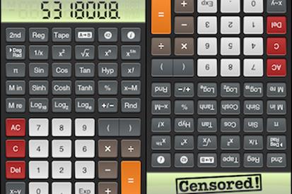 iPhone calculator app censors classroom BOOBIES gag