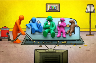 Donut-addict Homer Simpson sponsored by DoH Change4Life anti-obesity ...