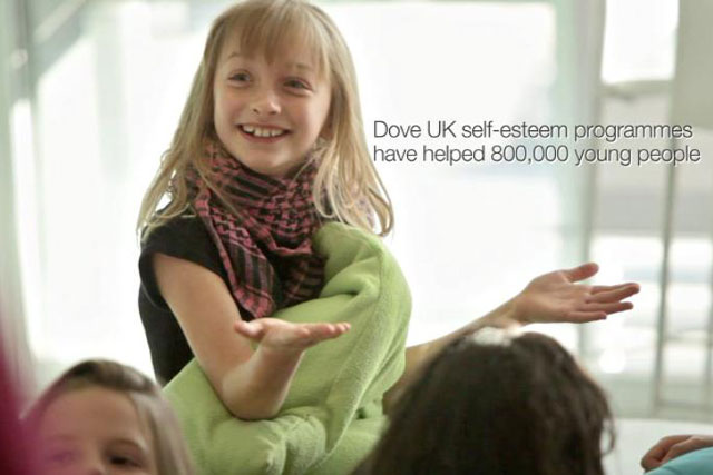 Dove launches campaign to support self-esteem programme