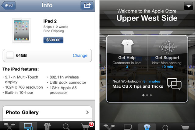 Apple Store tops BR app chart