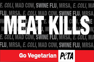 Peta pulled up by ASA for ad linking meat eating and swine flu