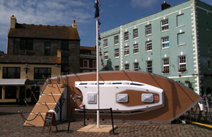 Timberland calls on Sense for Boat Show pop up