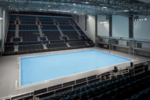 Olympic water polo arena complete