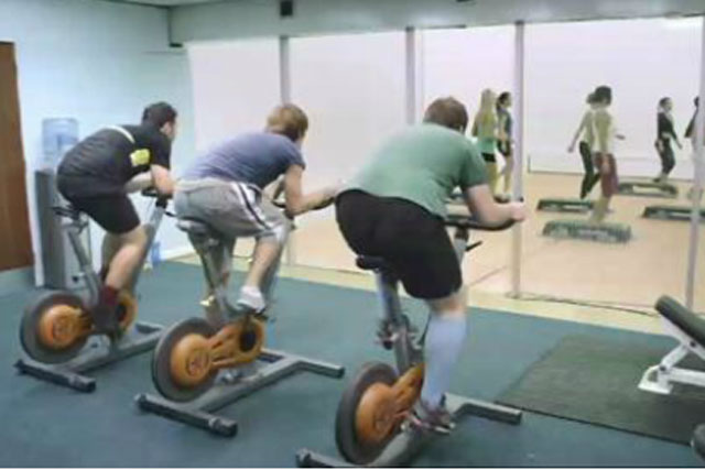 WKD takes blokes to the gym