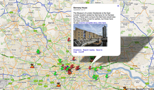 Event launches London 2012 Olympic Houses and events map