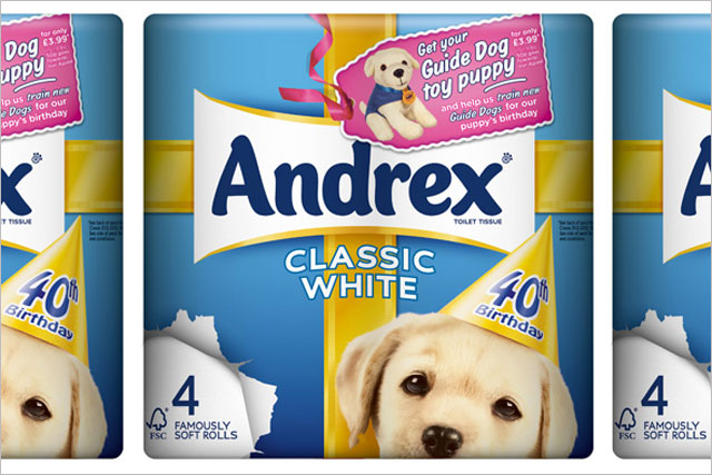 Andrex recalls 'real' puppy for 40th anniversary campaign