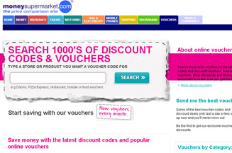 Moneysupermarket plans to become market leader in online vouchers