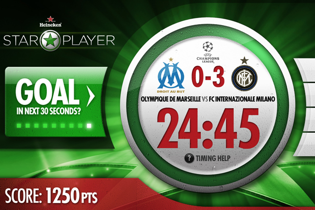 Heineken rolls out StarPlayer football game