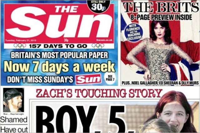 The Sun on Sunday to launch debut TV ad during the Brits