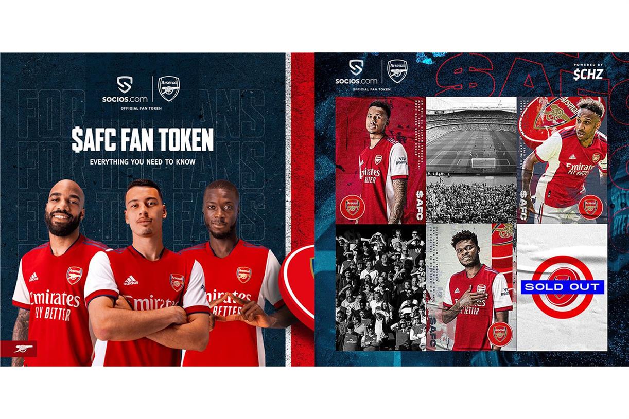 Regulator bans Arsenal ads promoting cryptocurrency tokens to fans ...