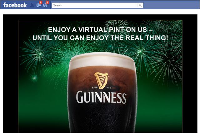 Guinness launches 'friendly' Facebook app