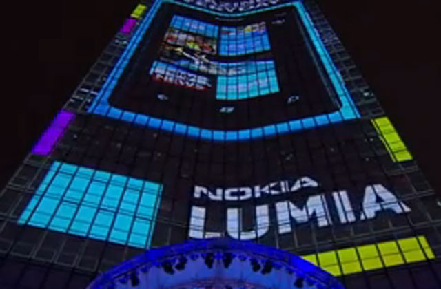 Appointment to View: Nokia Lumia Live turns skyscraper into video canvas