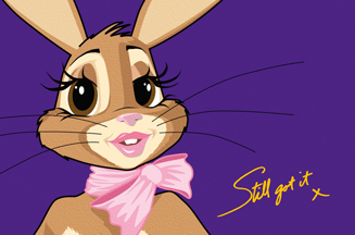 Cadbury Caramel rabbit returns with more curves and make-up