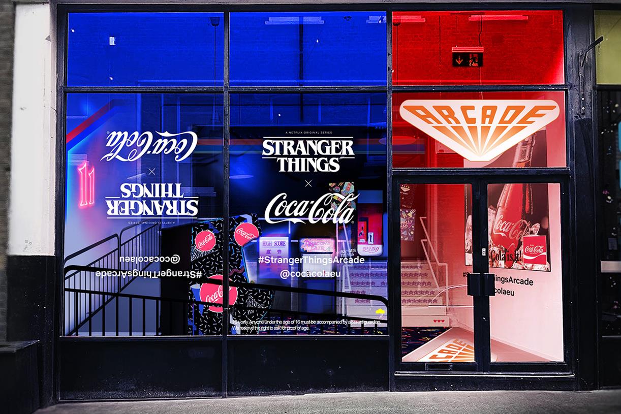 Coca-Cola opens Stranger Things-inspired Palace Arcade