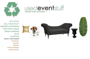 Second-hand event kit website receives green approval