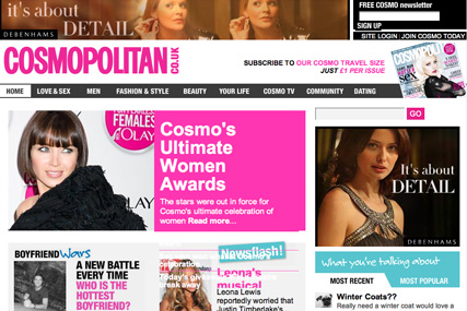 Cosmo posts September ABCe of nearly half a million unique users