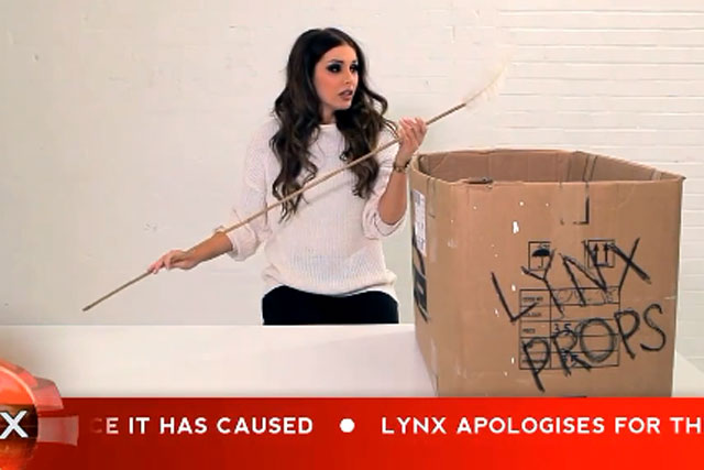 Lynx responds to ad ban with 'sorry' video