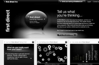 First Direct campaign to showcase negative comments