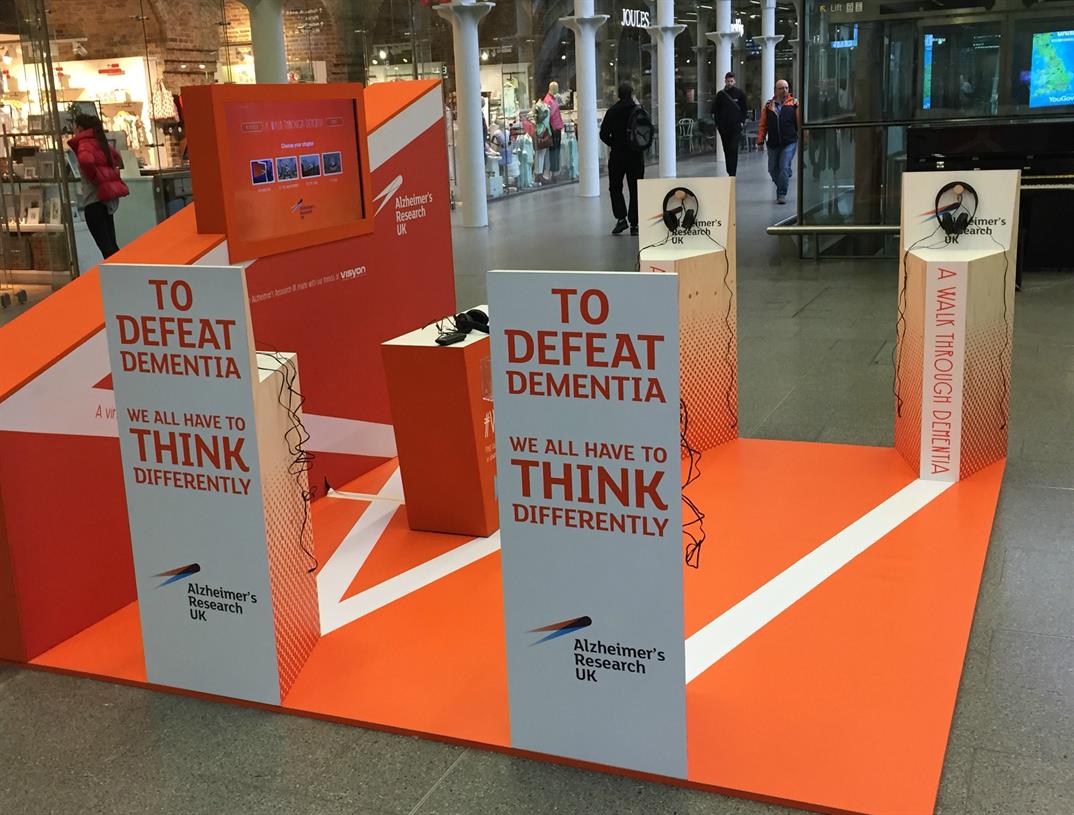 Alzheimer's Research UK launches VR activation - in pictures