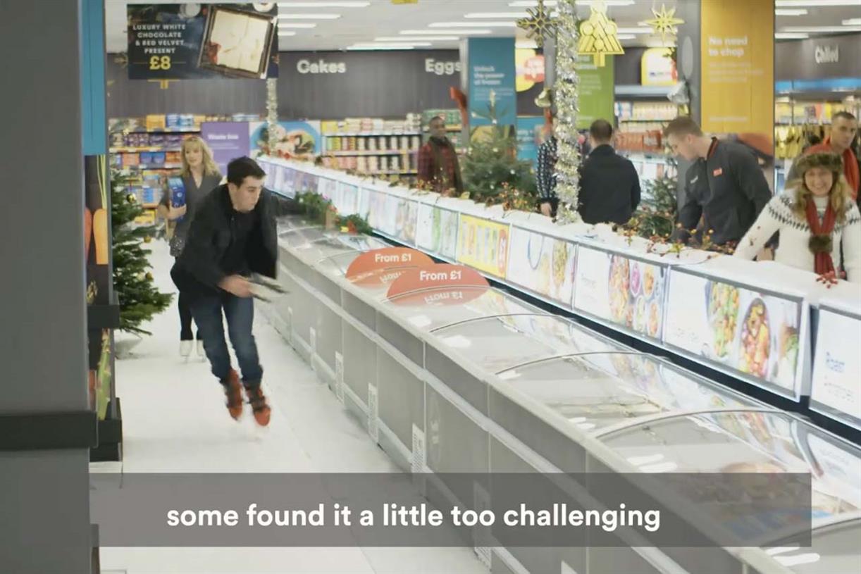 'Shopping on ice': Iceland installs in-store ice rink