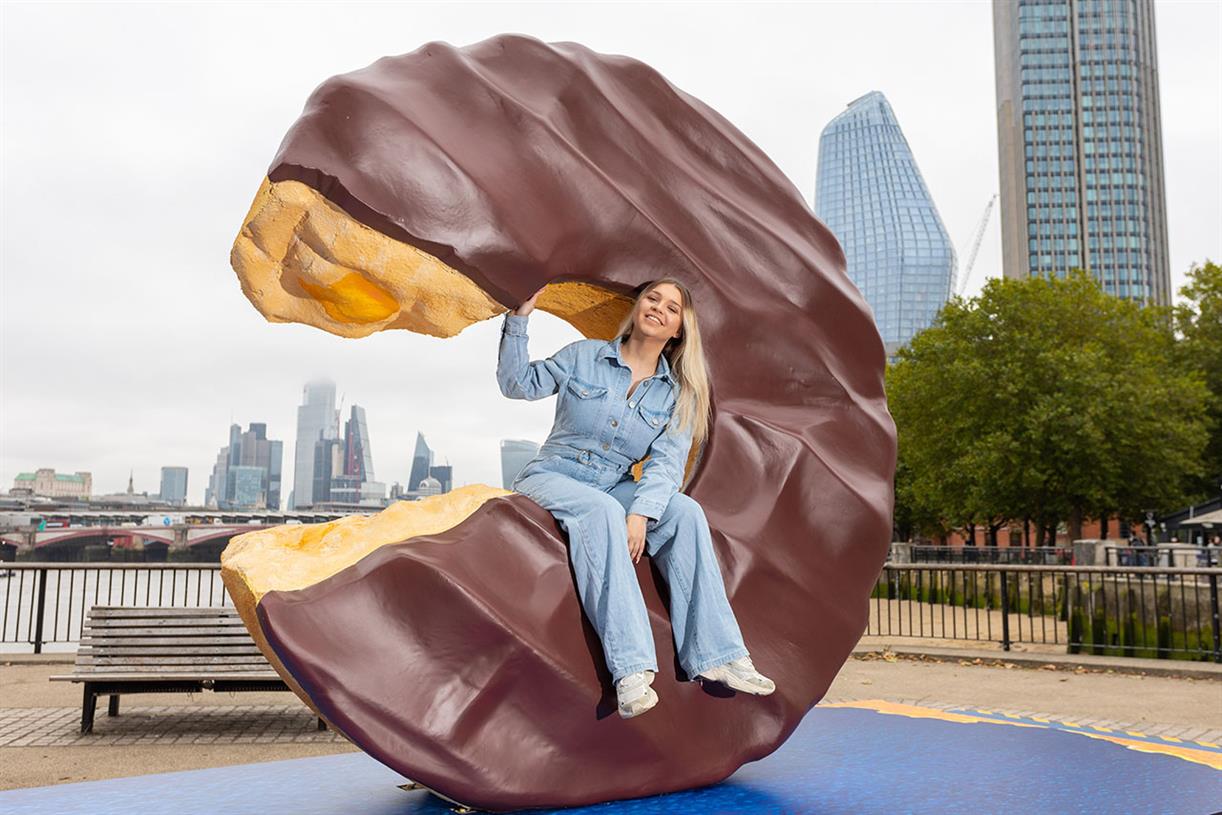 McVitie’s hides giant Jaffa Jonuts sculpture in UK cities