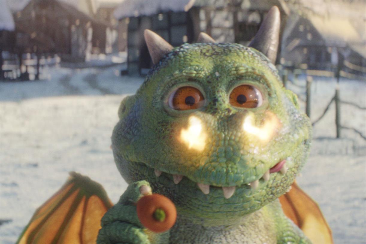 John Lewis' Edgar the dragon to gatecrash credits on ITV