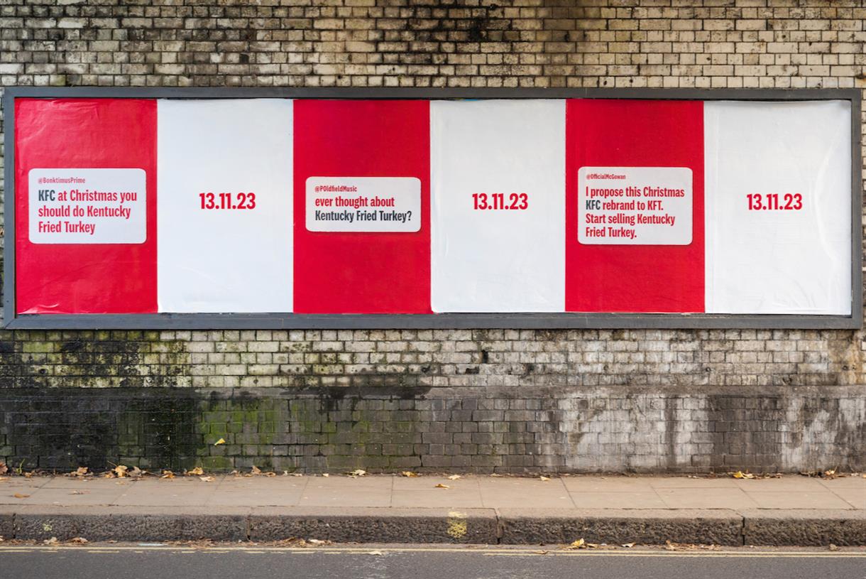 KFC teaser hints at switch to Kentucky Fried Turkey for Christmas