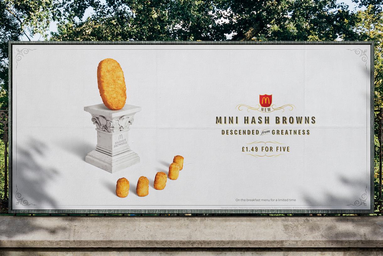 McDonald’s traces lineage of Mini Hash Brown in ancestry-styled campaign