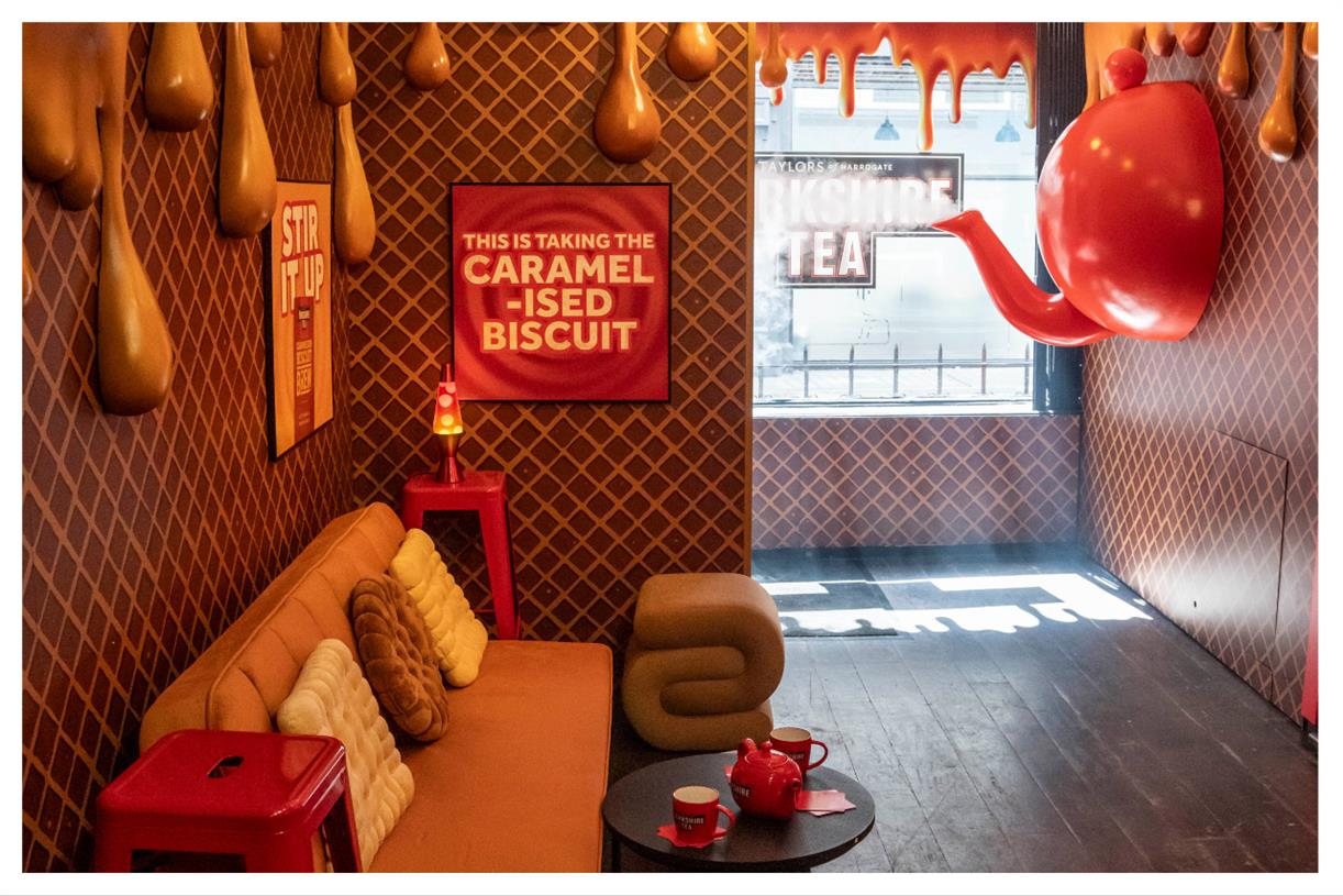 Yorkshire Tea creates pop-up shop to promote caramelised biscuit tea