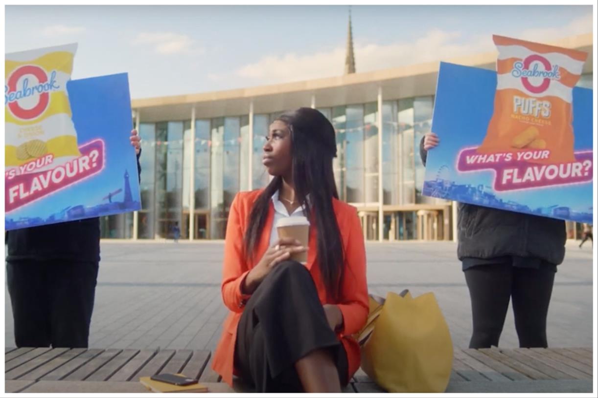 Seabrook Crisps asks 'What's your flavour?' in idents for ITV's In For ...
