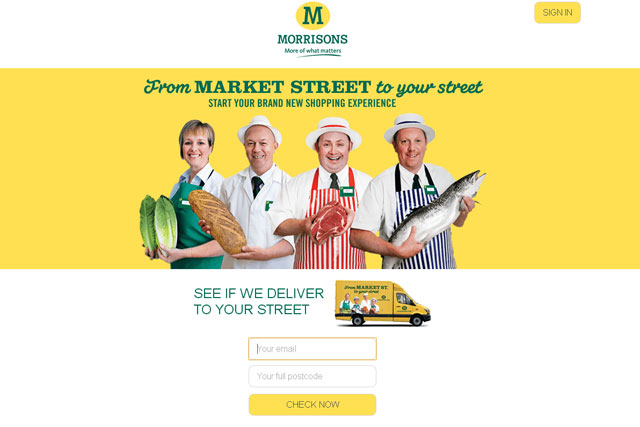 Morrisons launches online food offer as it seeks to bring in-store ...