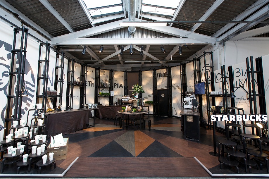 In pictures: Starbucks' fourth stand at the London Coffee Festival