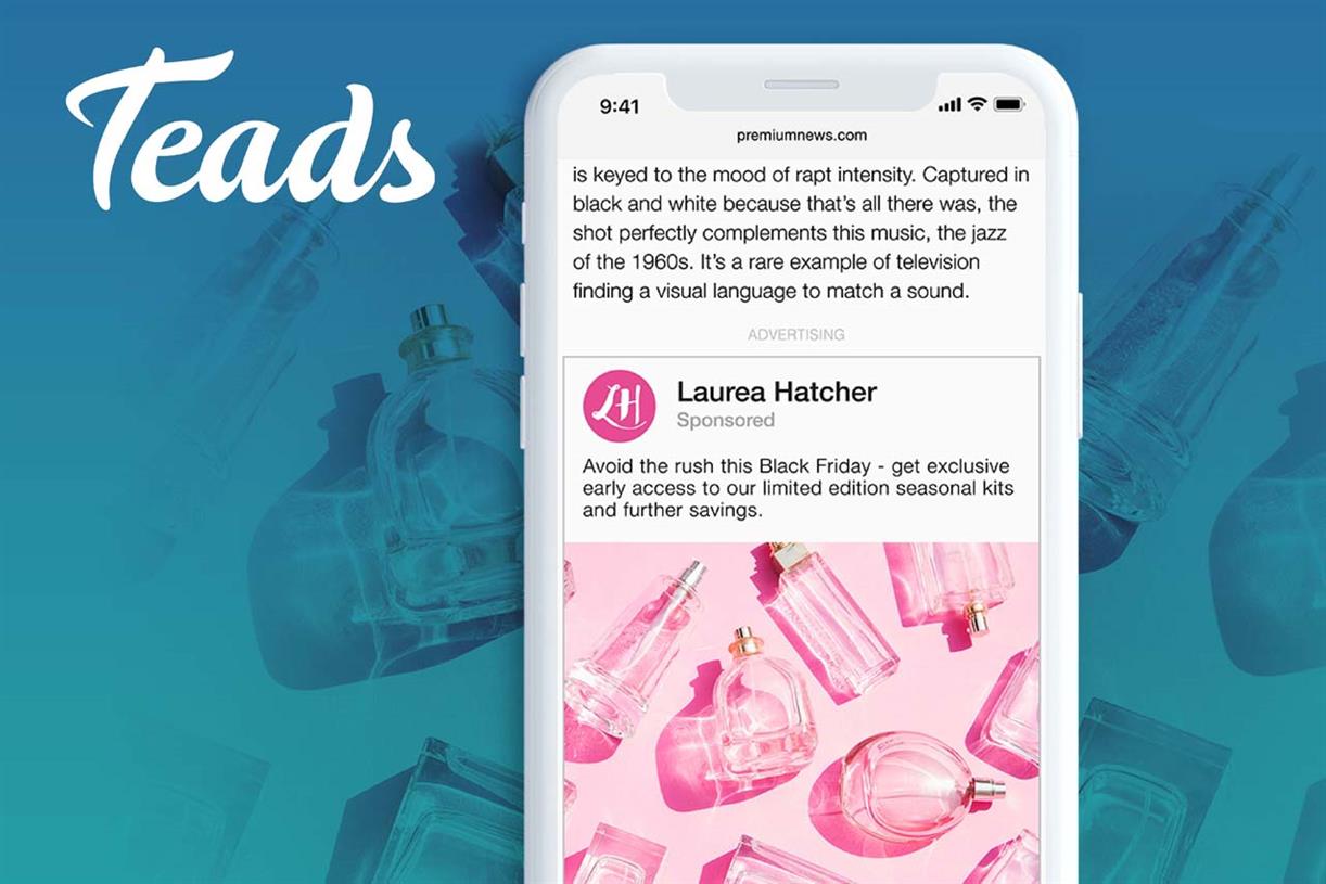 Teads' new tech extends reach of social campaigns to premium media