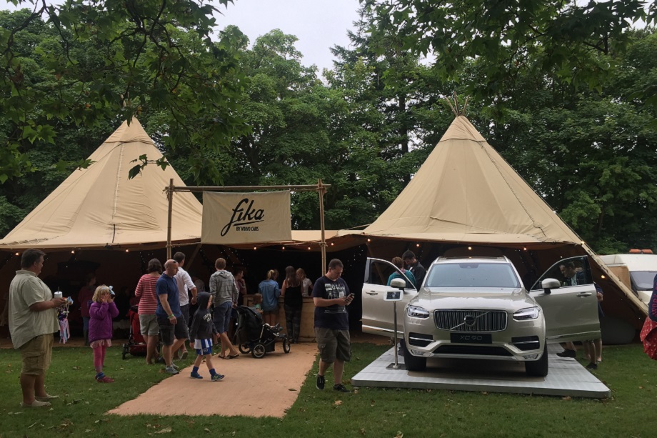 Volvo brings in TRO for Scandinavian festival experiences