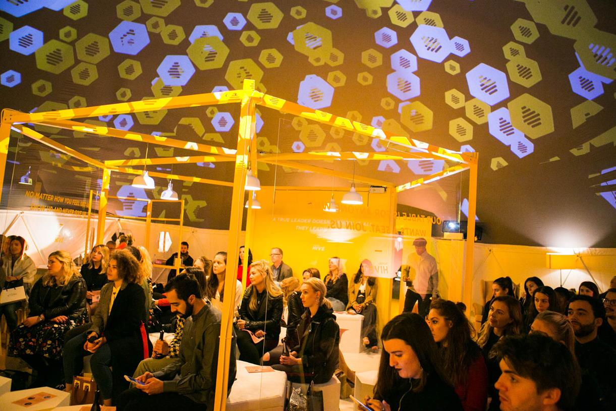 Why Bumble popped up a hive to promote its new networking app